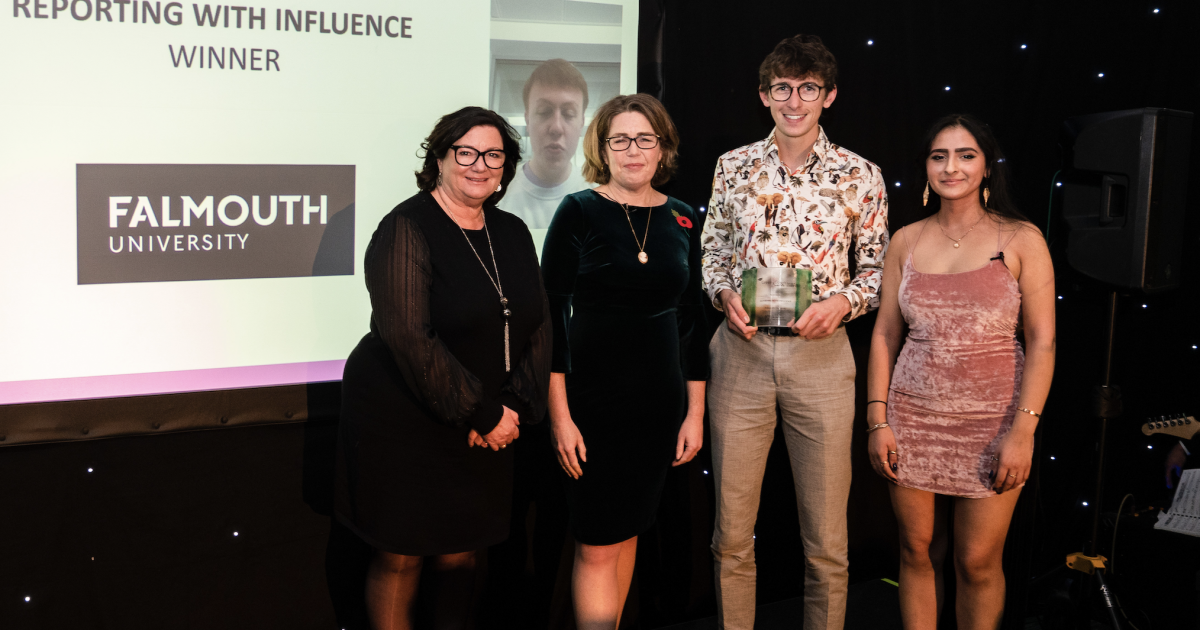 Win for Falmouth University at sustainability awards | Falmouth University
