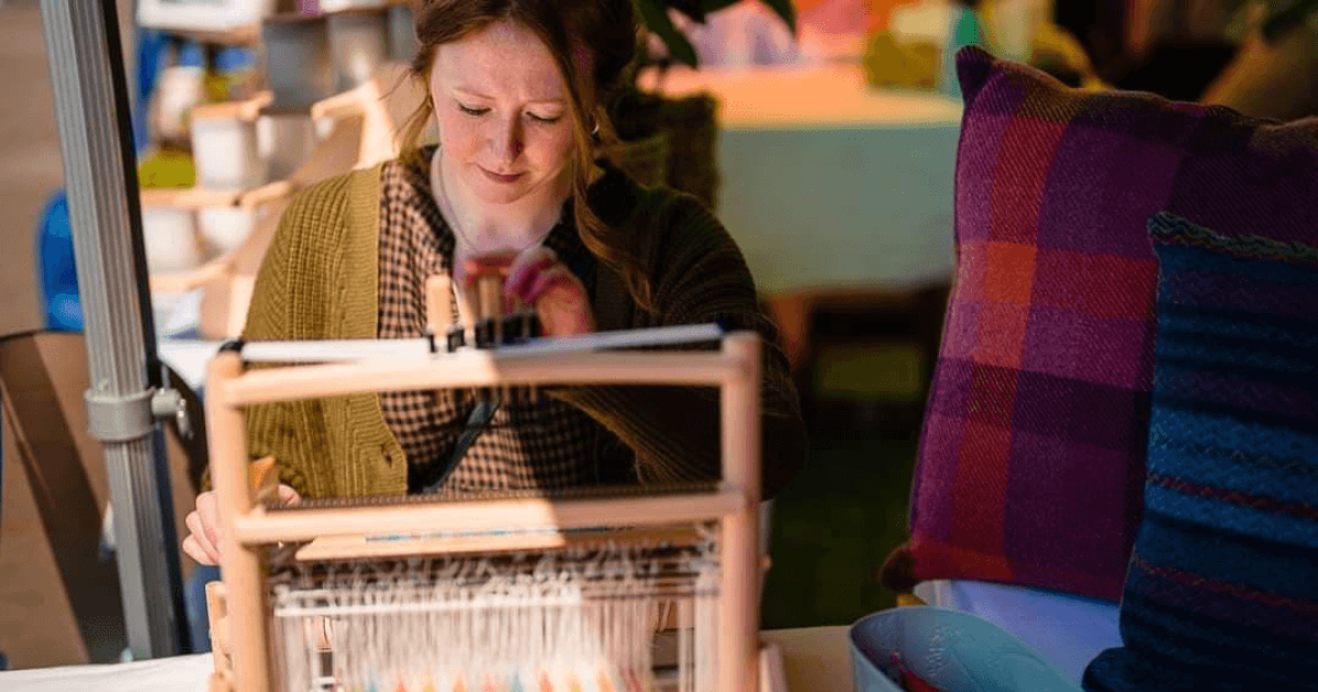 Alice Moore on starting her own handwoven textile business