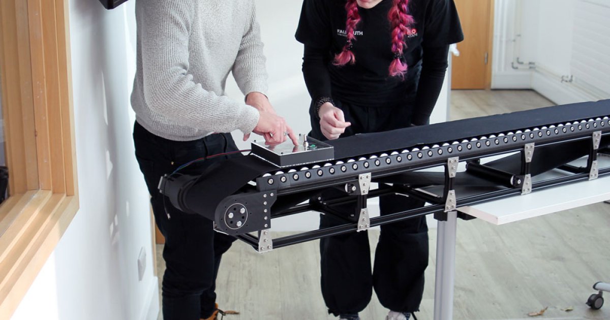 Falmouth Robotics students build unique panto prop | Falmouth University